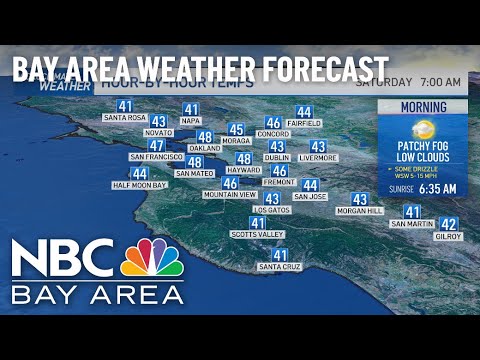 Bay Area Forecast: Morning Clouds and Drizzle, Mild Afternoon - YouTube