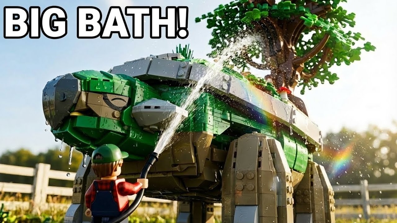 Washing Torterra & Feeding Miltank! 🐢🚿 LEGO Pokémon Farm #4 (Big ASMR ...