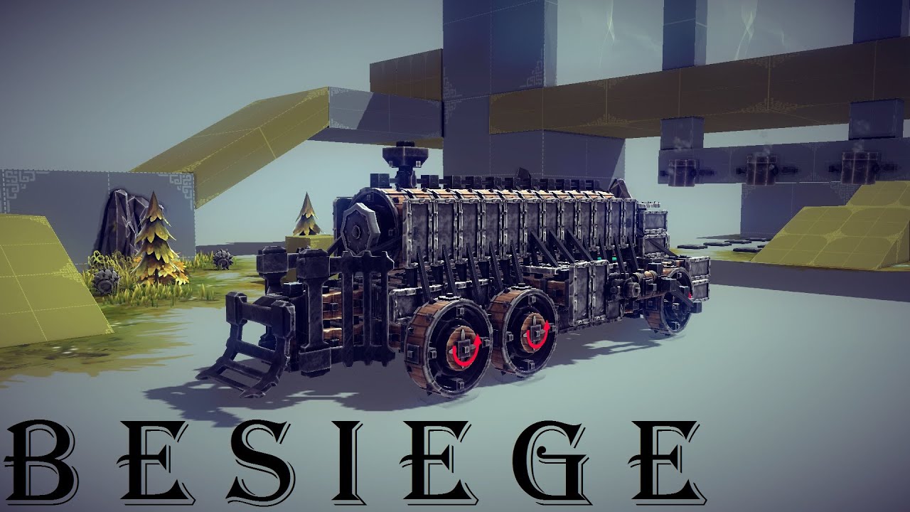 BESIEGE - Steam Locomotive [version 0.0.9] - YouTube