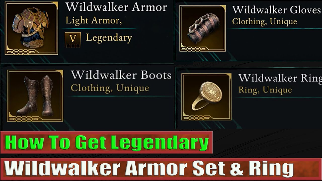 Avowed: How To Get Legendary Wildwalker Armor Set & Ring - YouTube