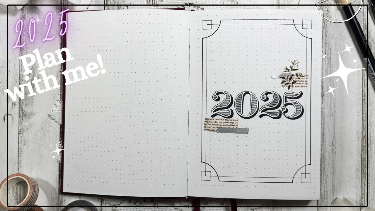 2025 Bullet Journal Set Up | Plan the year with me - YouTube