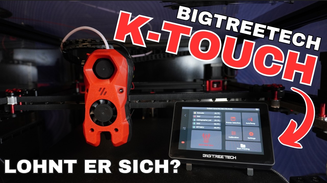 3D Druck: Ist der Bigtreetech K-Touch eine ideale Klipper-Fernbedienung? - YouTube