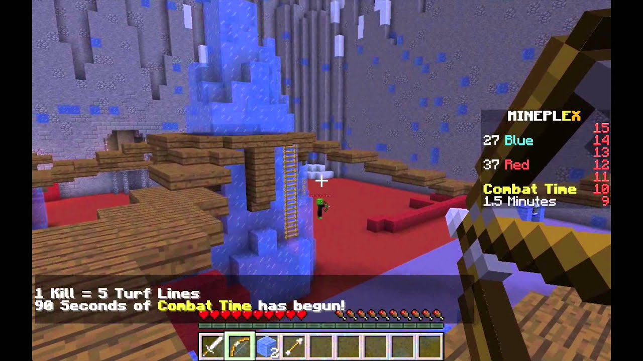 Minecraft: The Longest Game in History! (Mineplex Turf Wars) - YouTube