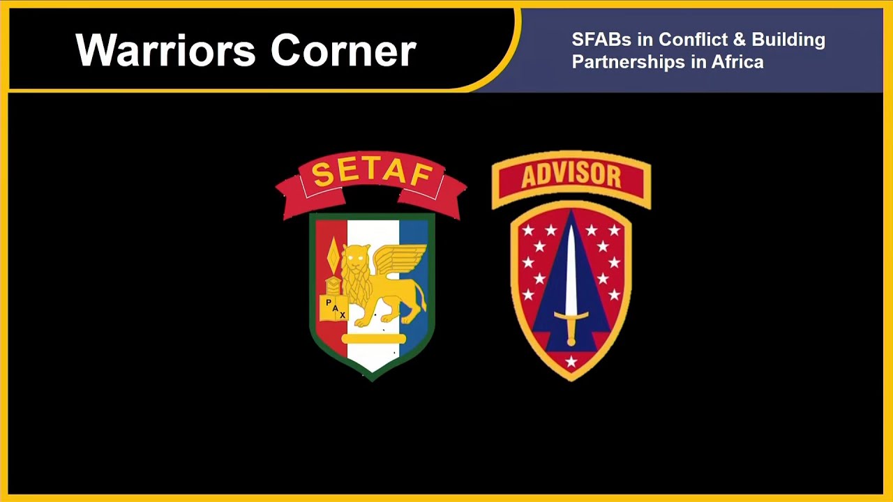 AUSA 2022 Warriors Corner - Security Force Assistance Brigade (SFAB ...