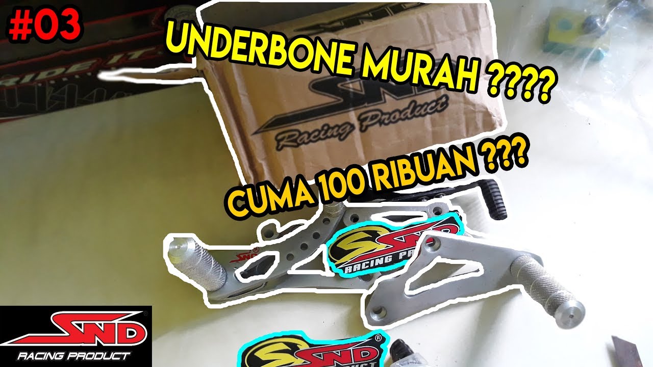 UNBOXING UNDERBONE SND #03 - YouTube