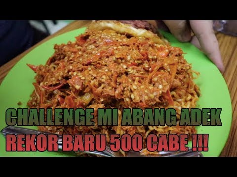 REKOR BARU 500 CABE ABANG ADEK ! USUS BUNTU ? - CHALLENGE