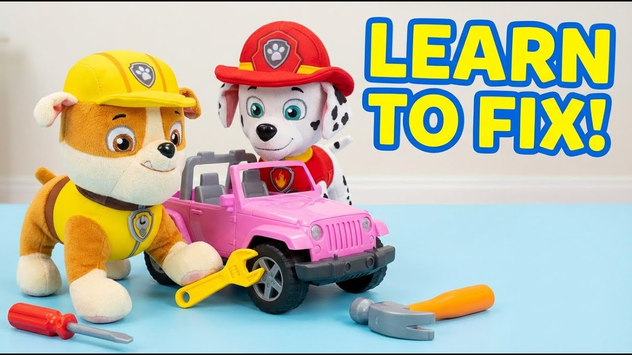 Paw Patrol Learns About Tools and Teamwork! - YouTube
