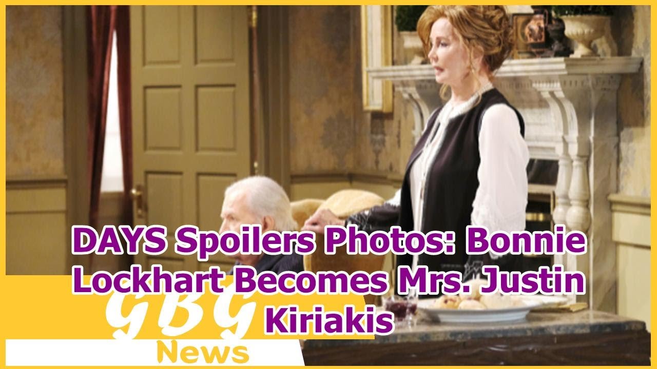 DAYS Spoilers Photos: Bonnie Lockhart Becomes Mrs. Justin Kiriakis ...