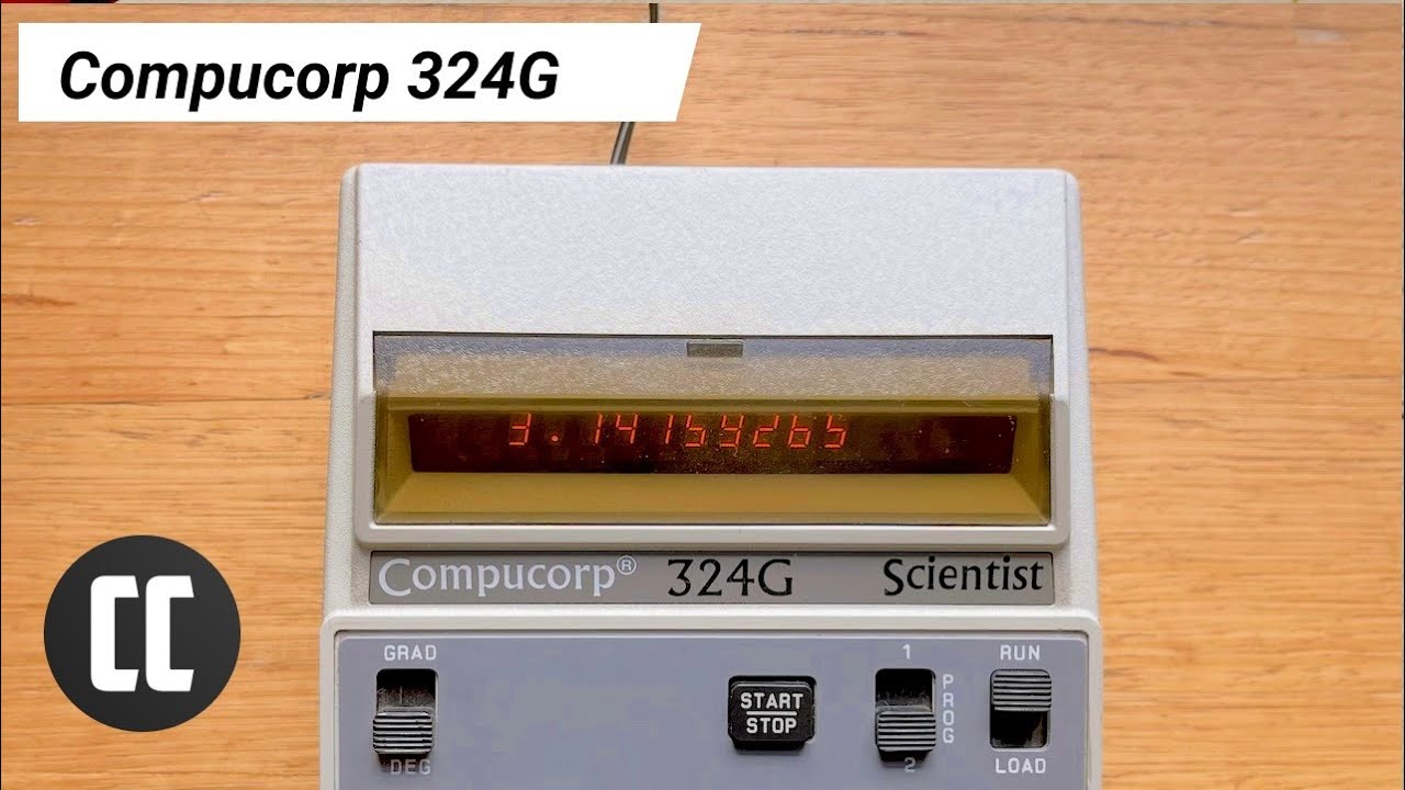 Compucorp 324G Scientist Calculator from 1973 - YouTube