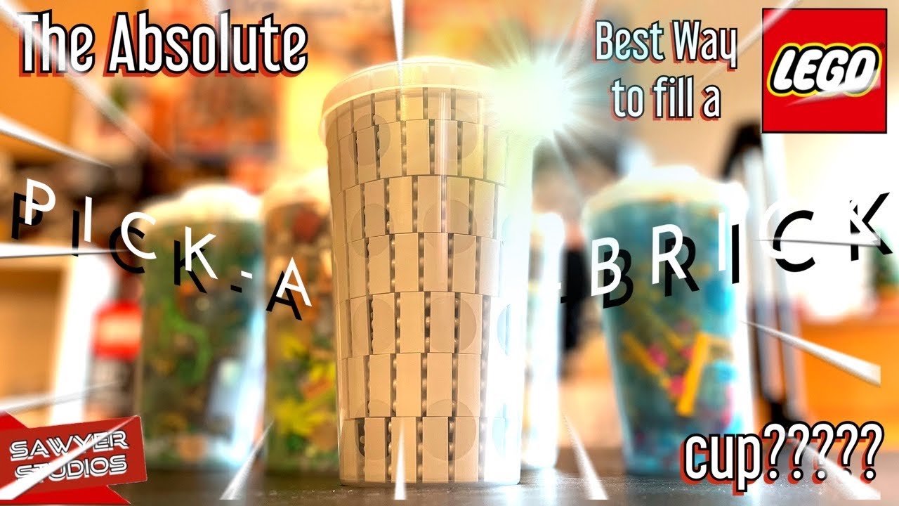 The BEST way to fill up a LEGO Pick a Brick Cup??? - YouTube