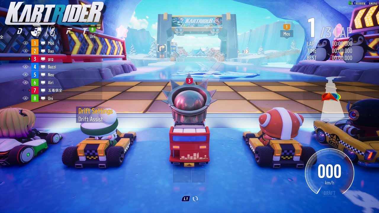 Kartrider Drift Open September Beta 4K PC Gameplay Team Item Races ...
