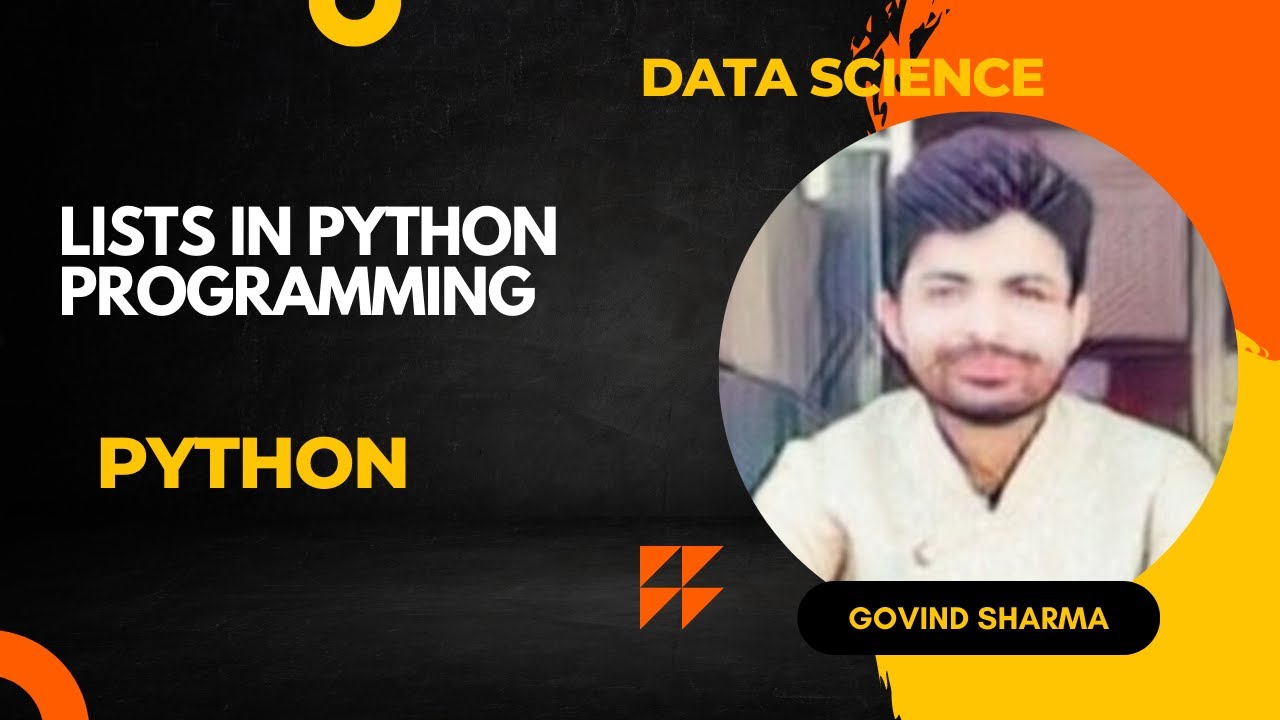 Lists in Python programming | By Govind Sharma - YouTube