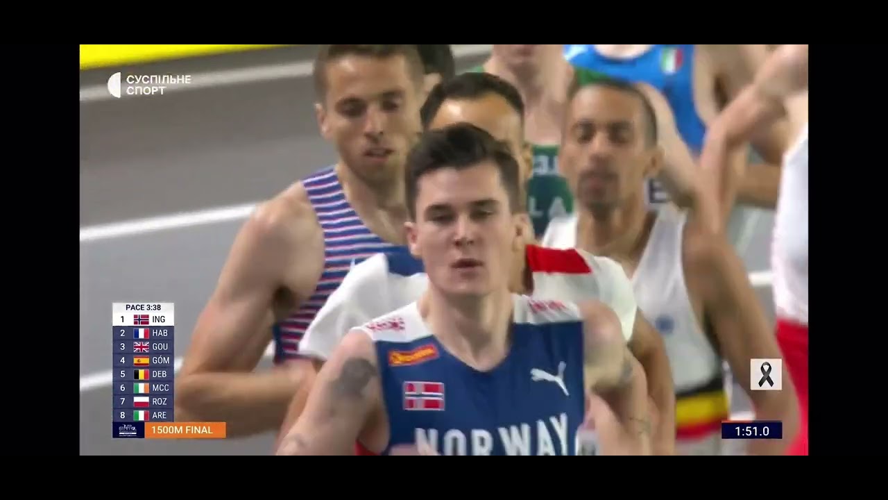 European Athletics Indoor Championships 2023 \ 1500m Men Final ...