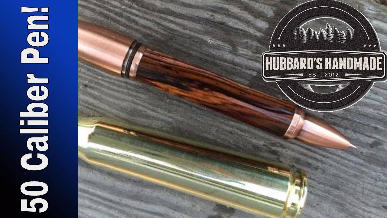 50 Caliber Bullet Pen - YouTube