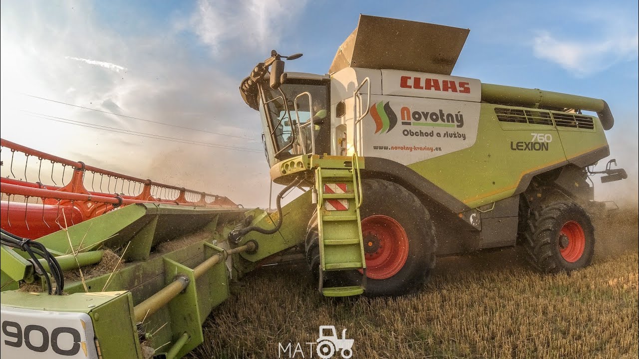 Claas Lexion 780TT, 760 and 570 / Agro Novotný - YouTube