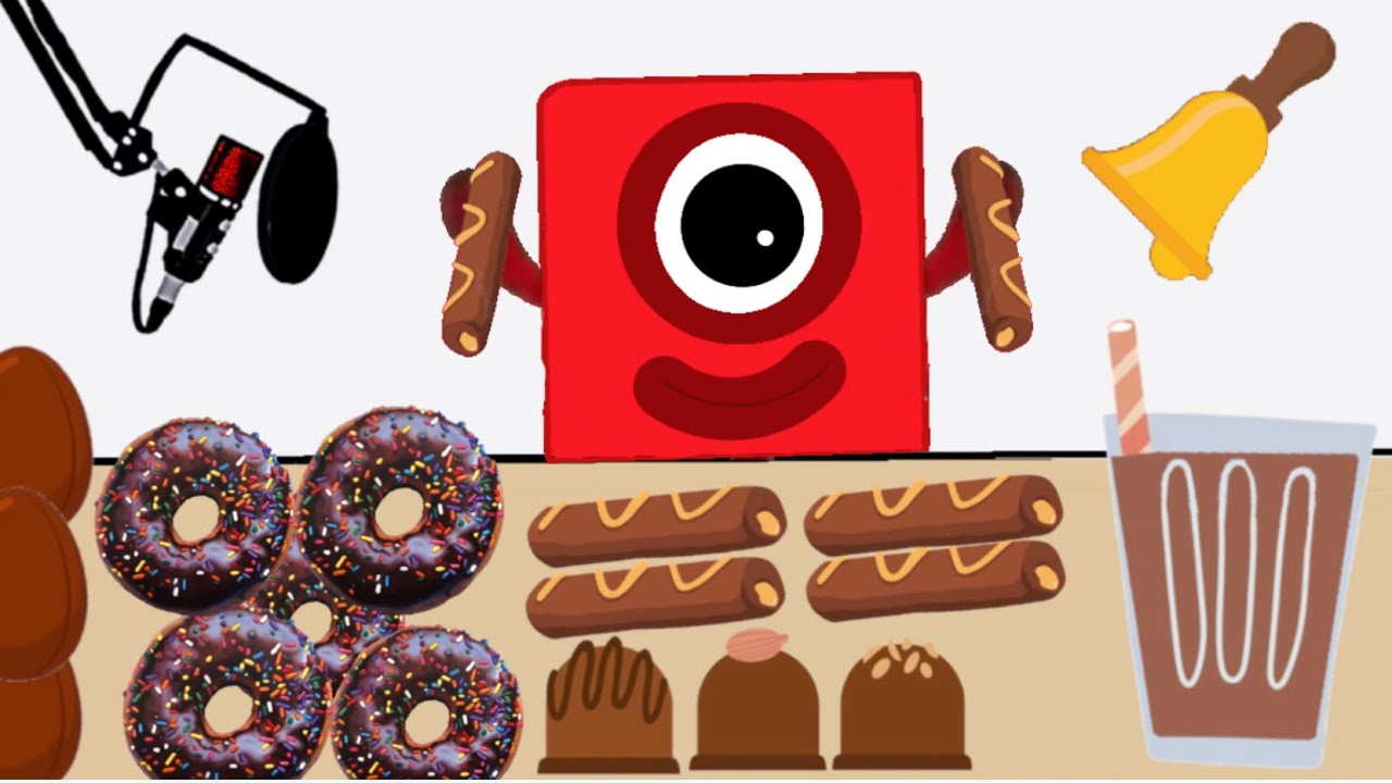 Numberblocks Chocolate Animation Mukbang - Animation Mukbang - Eating ...