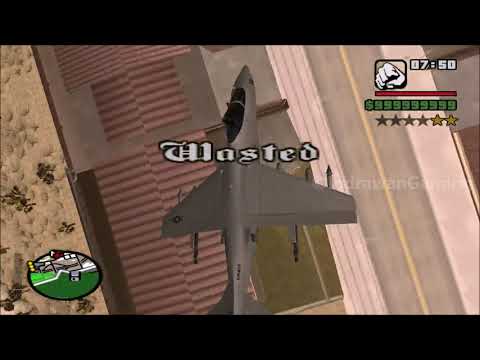 GTA San Andreas - Wasted And BOOM #194 (Plane Crash)