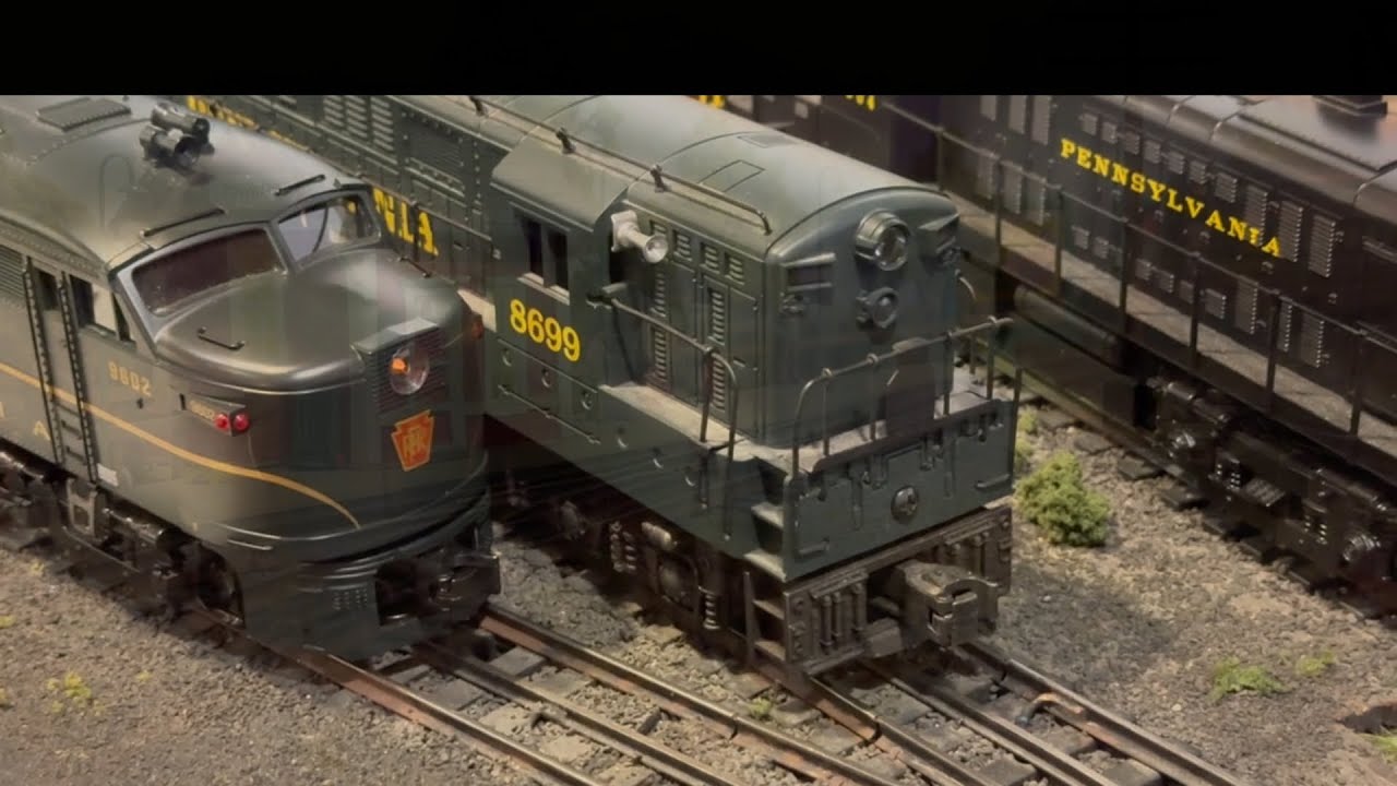 Pennsylvania Railroad Action on the O Gauge 3-Rail Union City Line ...