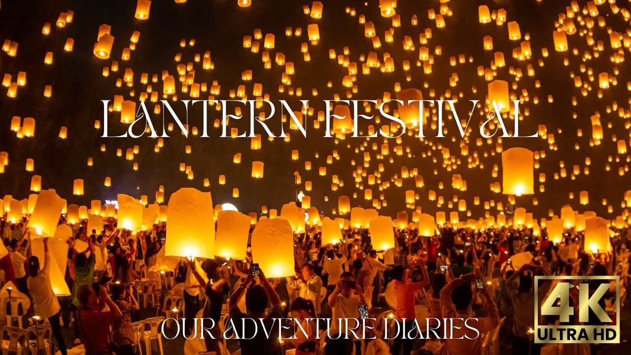 Relaxing Lanterns l Floating Lantern Festival, Calming - YouTube