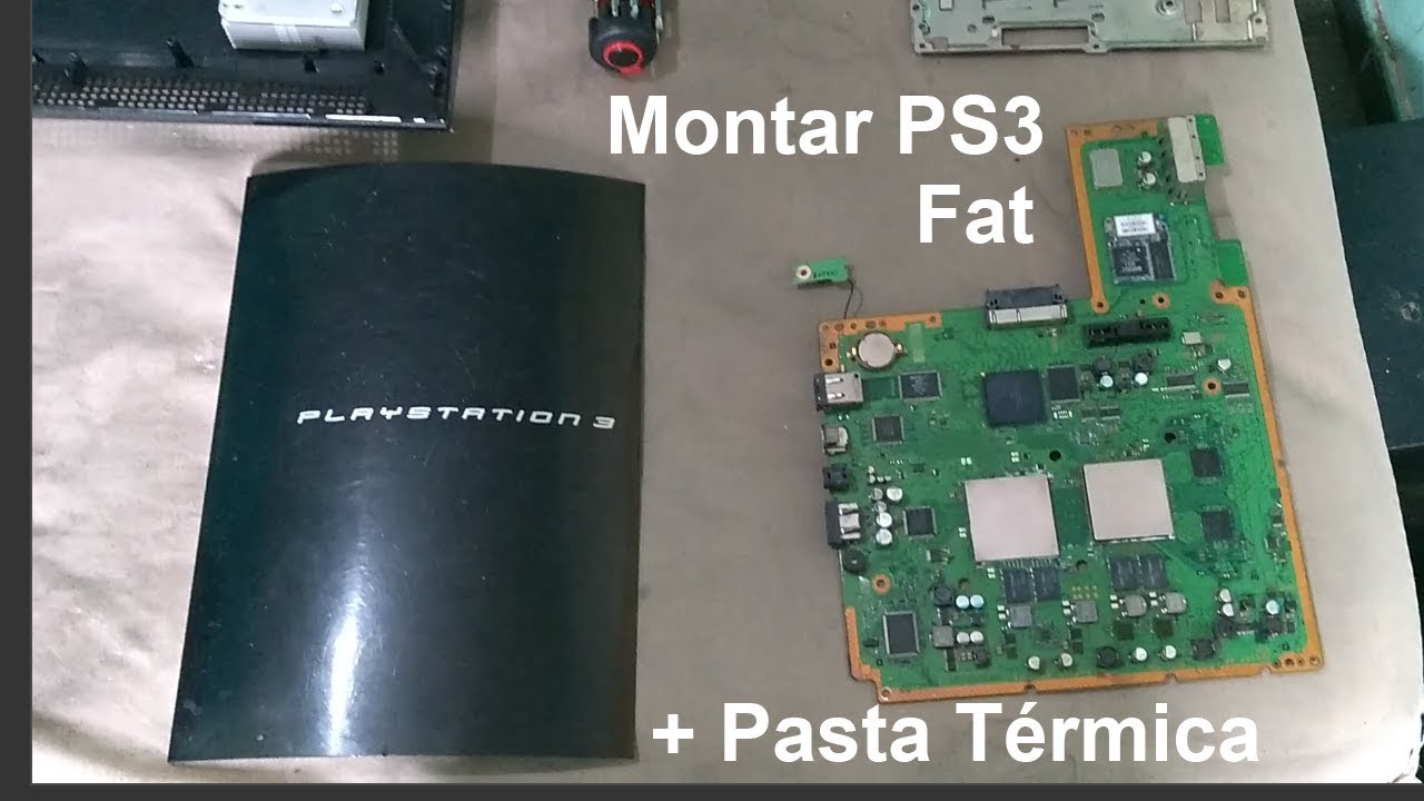 Como montar um PS3 Fat - YouTube