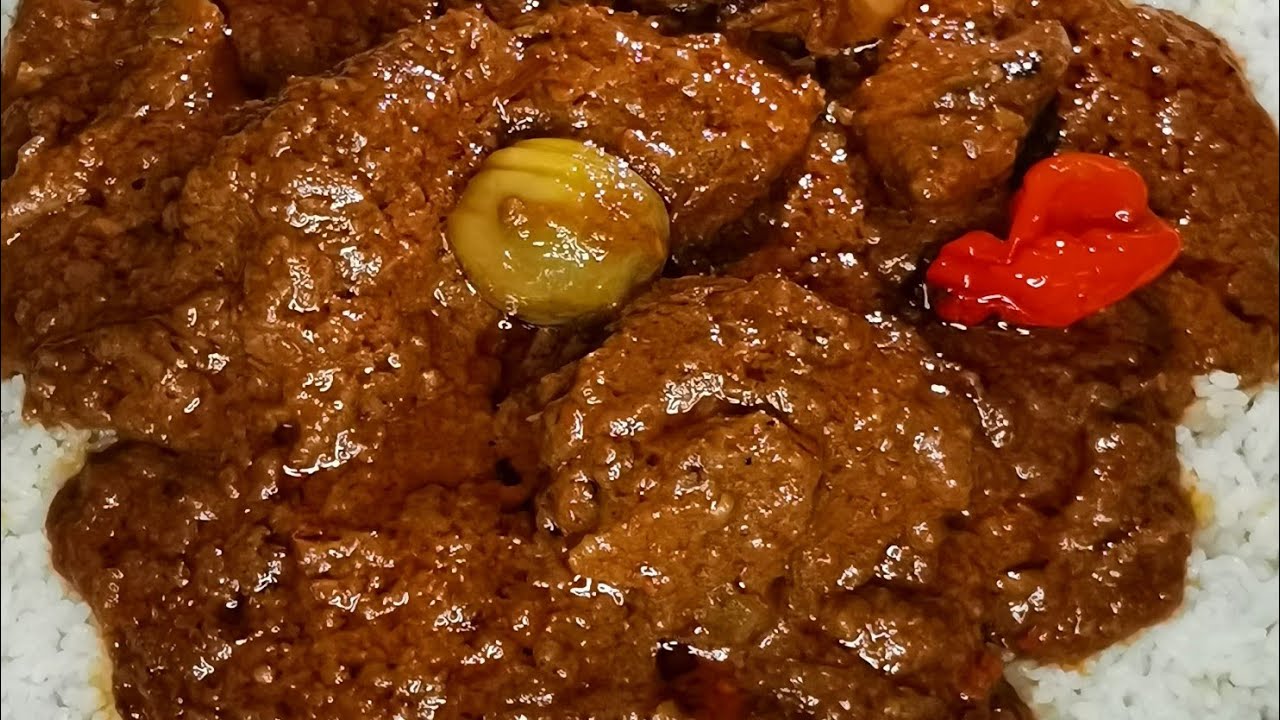 Mafé agneau/Mafé viande Sénégal - YouTube