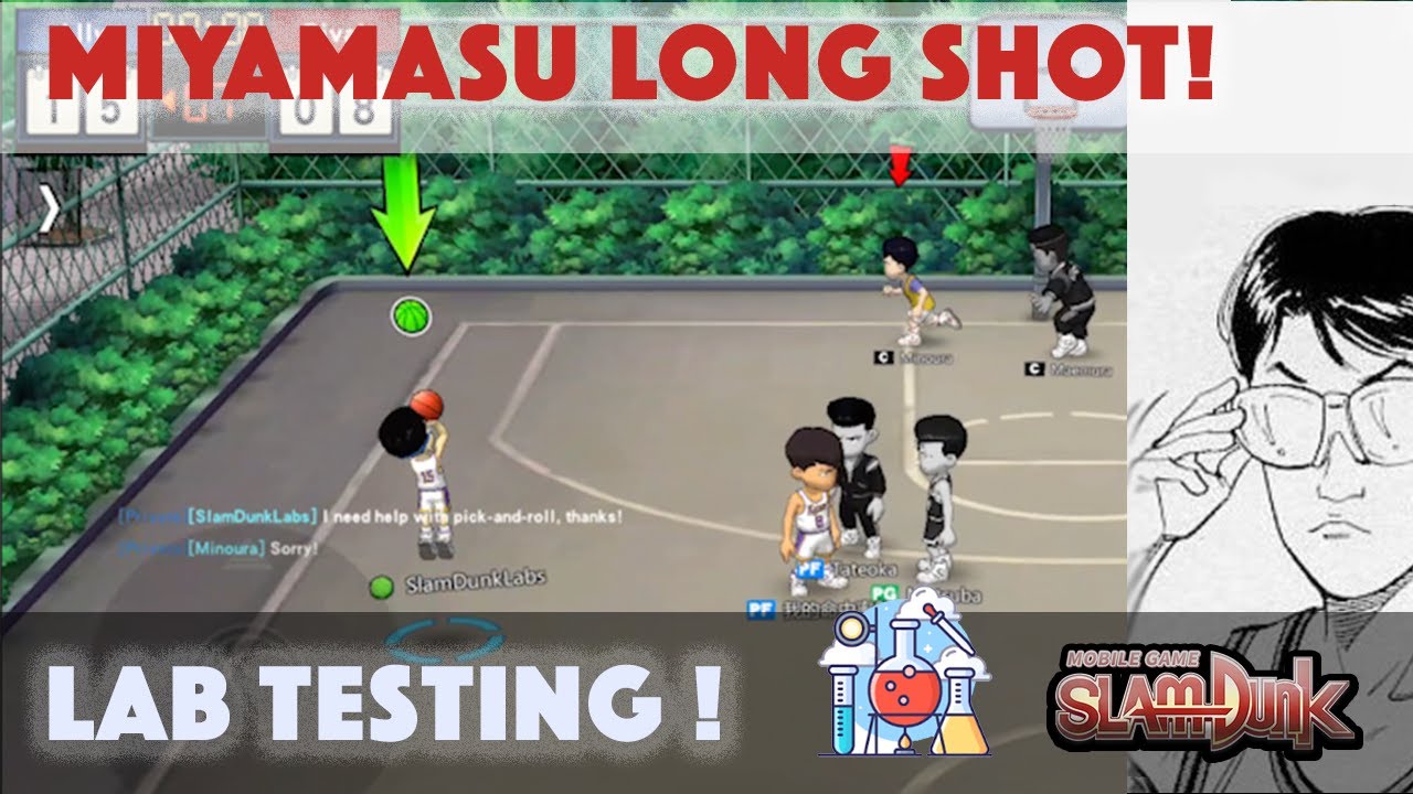 Miyamasu Long Shot | Lab Testing | Slam Dunk Mobile - YouTube