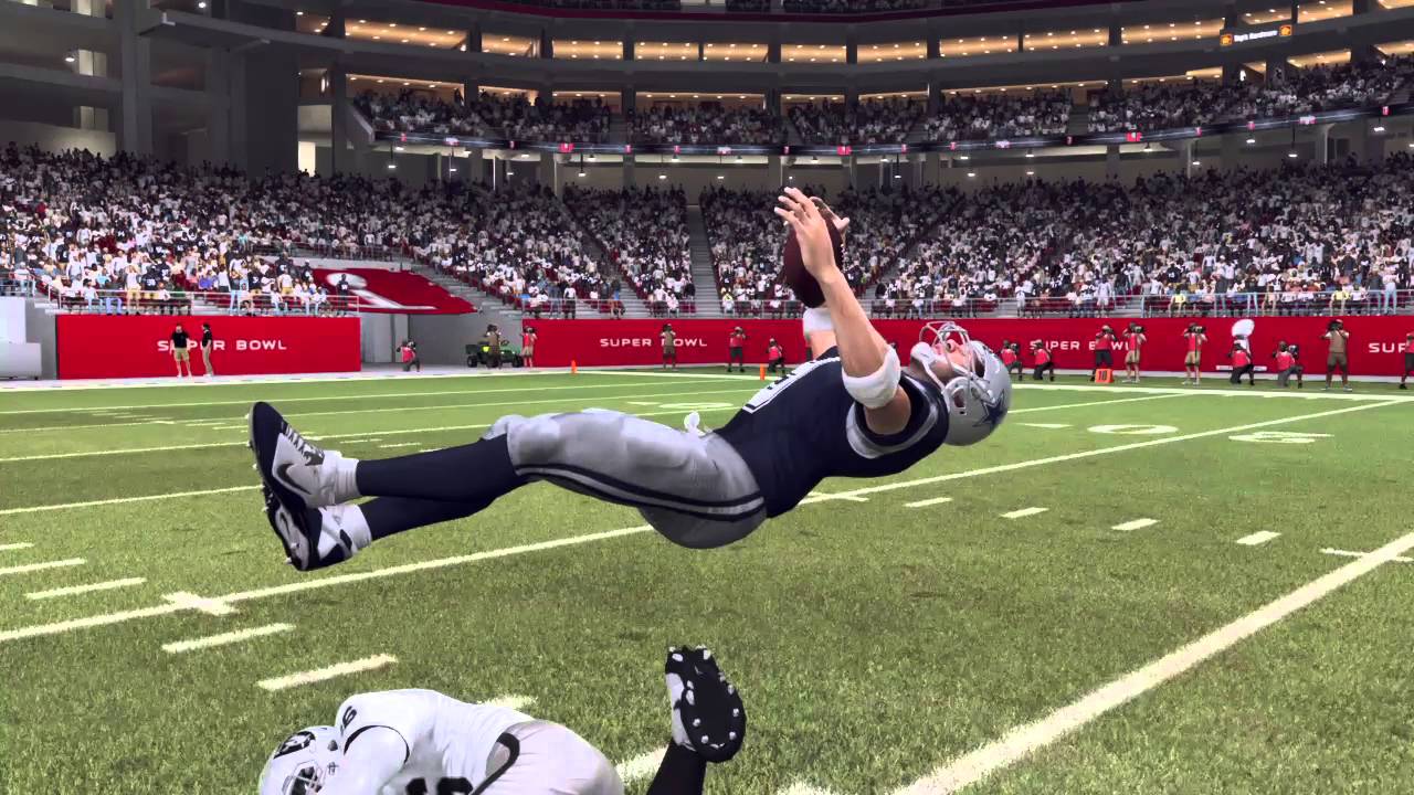 Madden NFL 16 Tony Romo Broken Neck! - YouTube