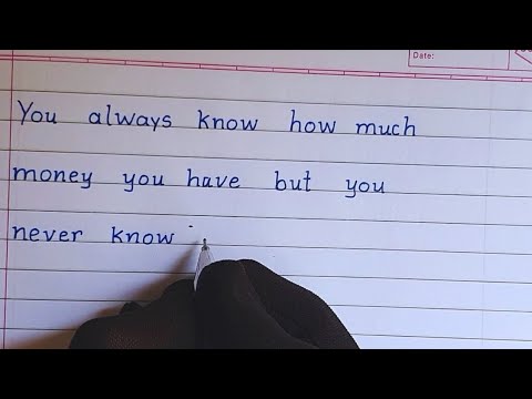 | Best ever quotes | Neat and clean impressive handwriting | - YouTube