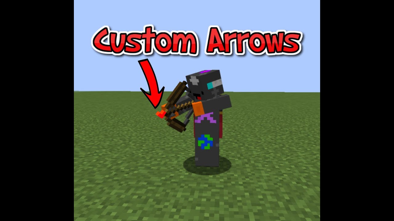 So I Made CUSTOM ARROWS In Minecraft - YouTube