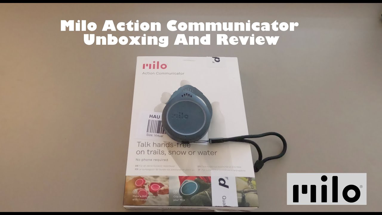 Milo Action Communicator unboxing and review. Family friendly walkie ...