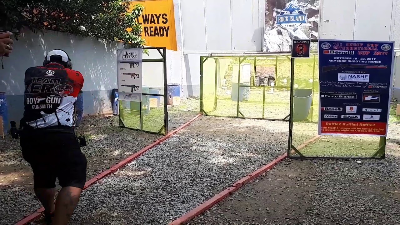 Glock 22 BENELLI CUP level 3 DAVE SEMILLANO armscor firing range marikina - YouTube