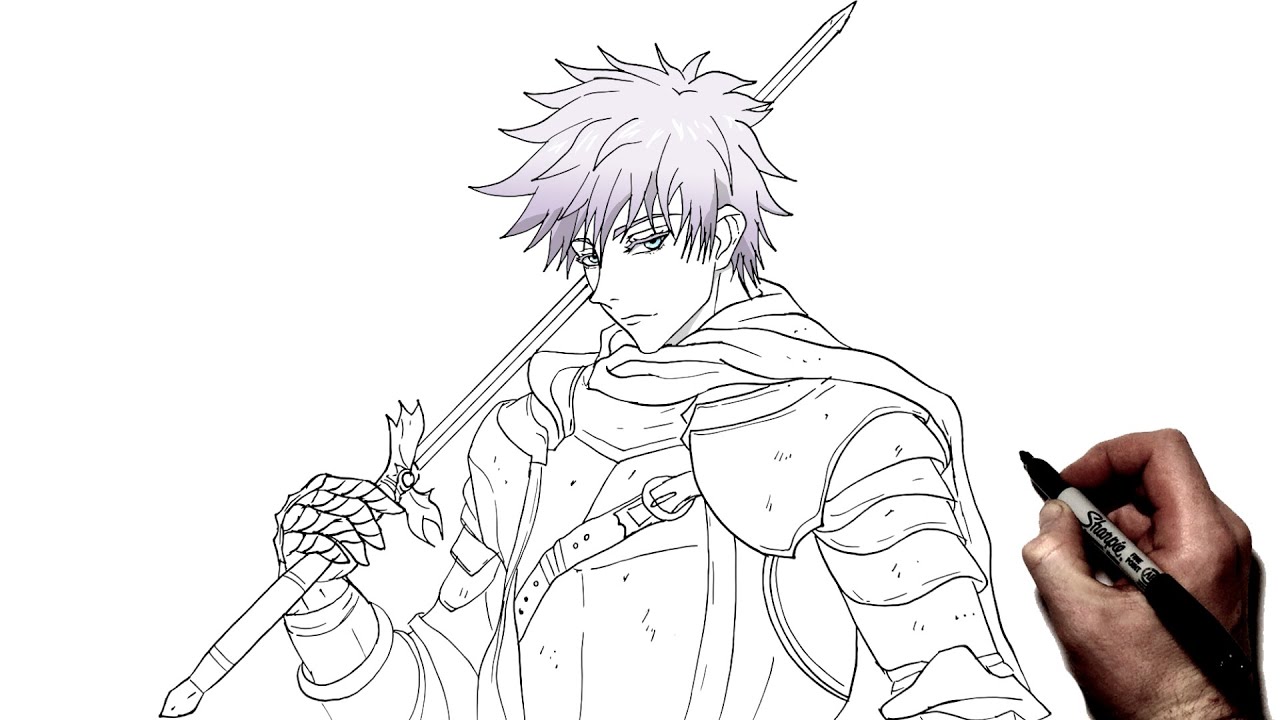 How To Draw Gojo Knight | Step By Step | JJK - YouTube