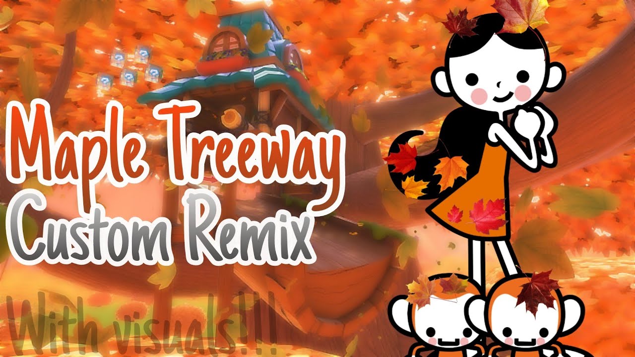 [VISUALS] Maple Treeway (Mario Kart 8 Deluxe) - Rhythm Heaven Custom Remix - YouTube