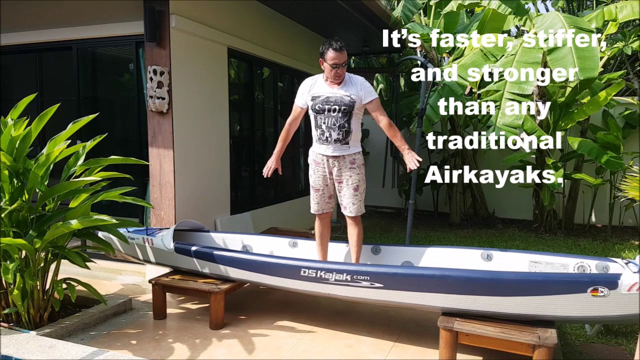 AirTrek 465 DSKajak vs KXone SLIDER Drop Stitch Kayak - YouTube