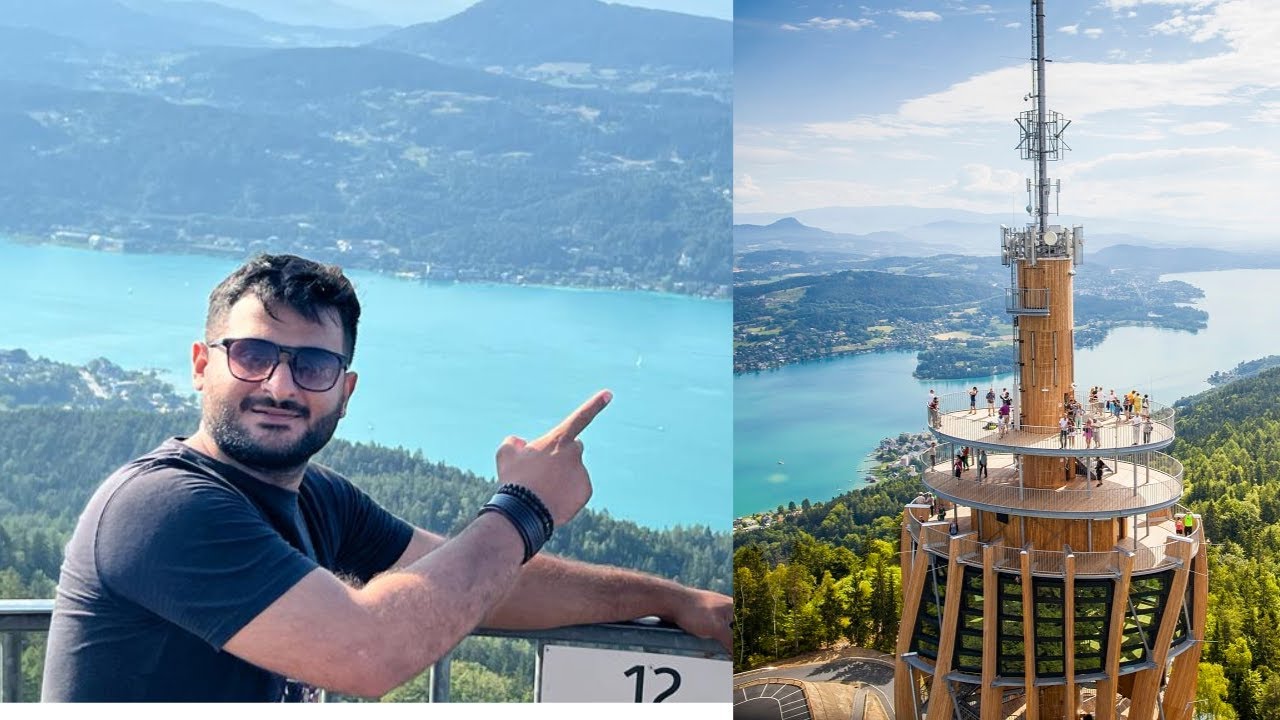 Visiting the World's Tallest Wooden Tower Pyramidenkogel Tower in ...