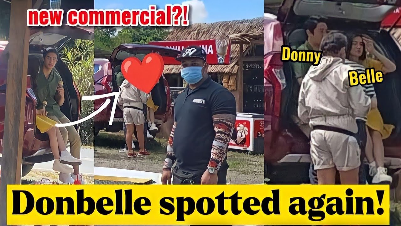 Donbelle spotted! May taping for new commercial, Miah may binuking sa ...