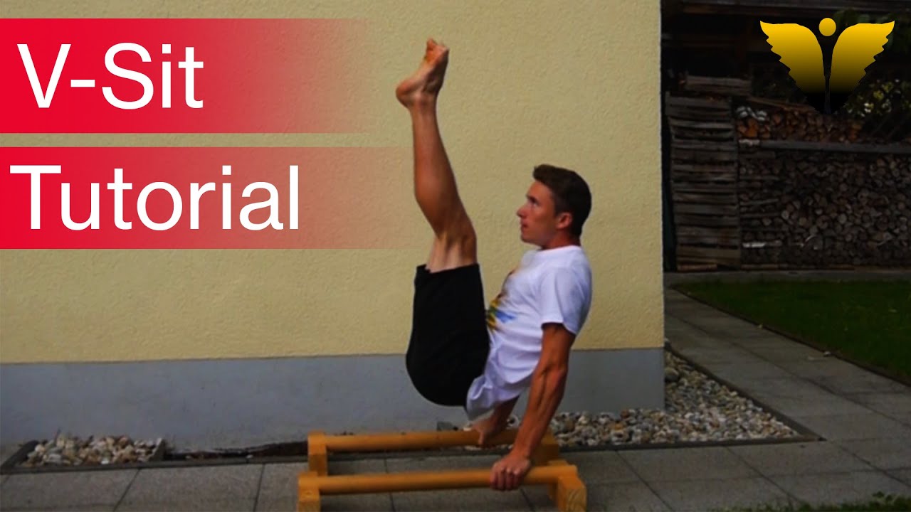 Winkelstütz / Spitzwinkel Tutorial / V-Sit / L-Sit [Turnen, Calisthenics für Anfänger] - YouTube