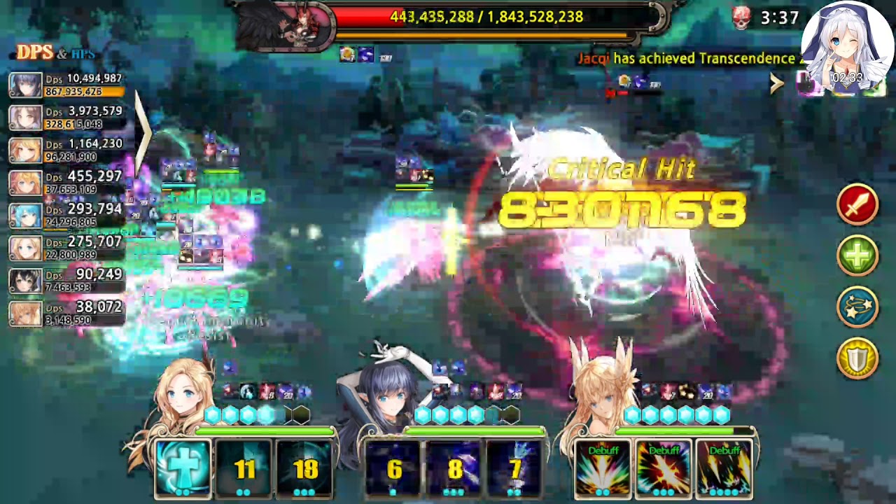 King's Raid - Challenge Raid Hell Satria feat. Aselica - YouTube