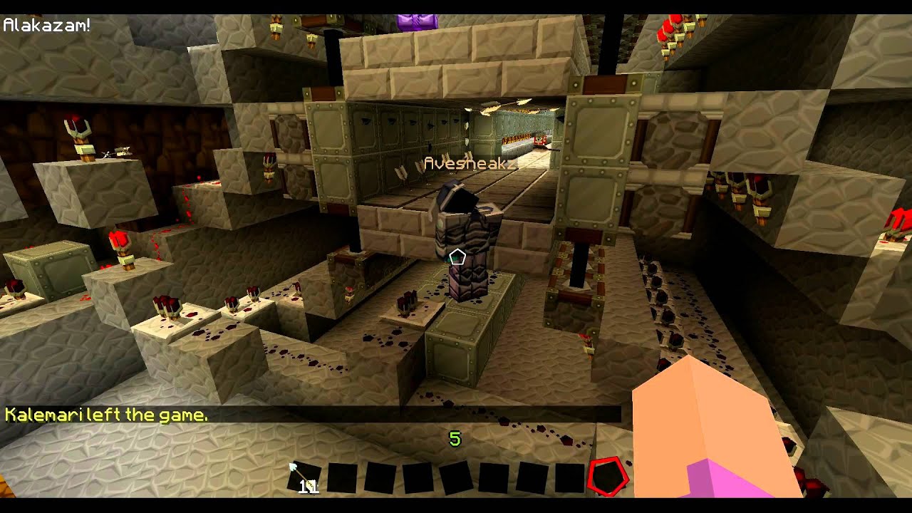 HIVE'S LASER ROOM - Minecraft Resident Evil Mansion - YouTube