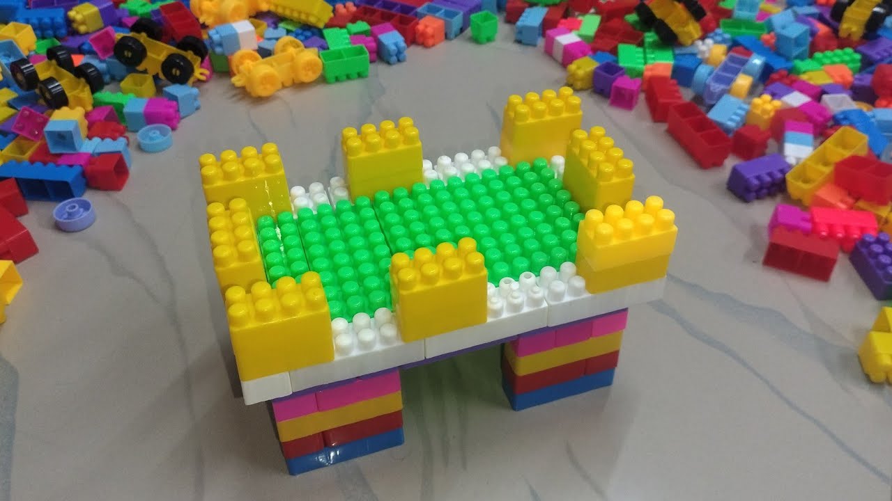 Satisfying diy lego house | ASMR building block /lego building blocks ...