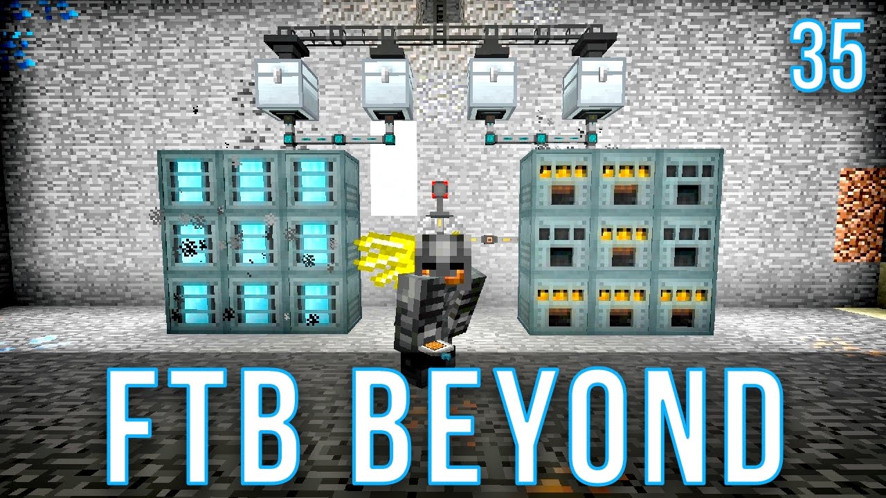 Automated Ore Processing | FTB Beyond | Episode 35 - YouTube