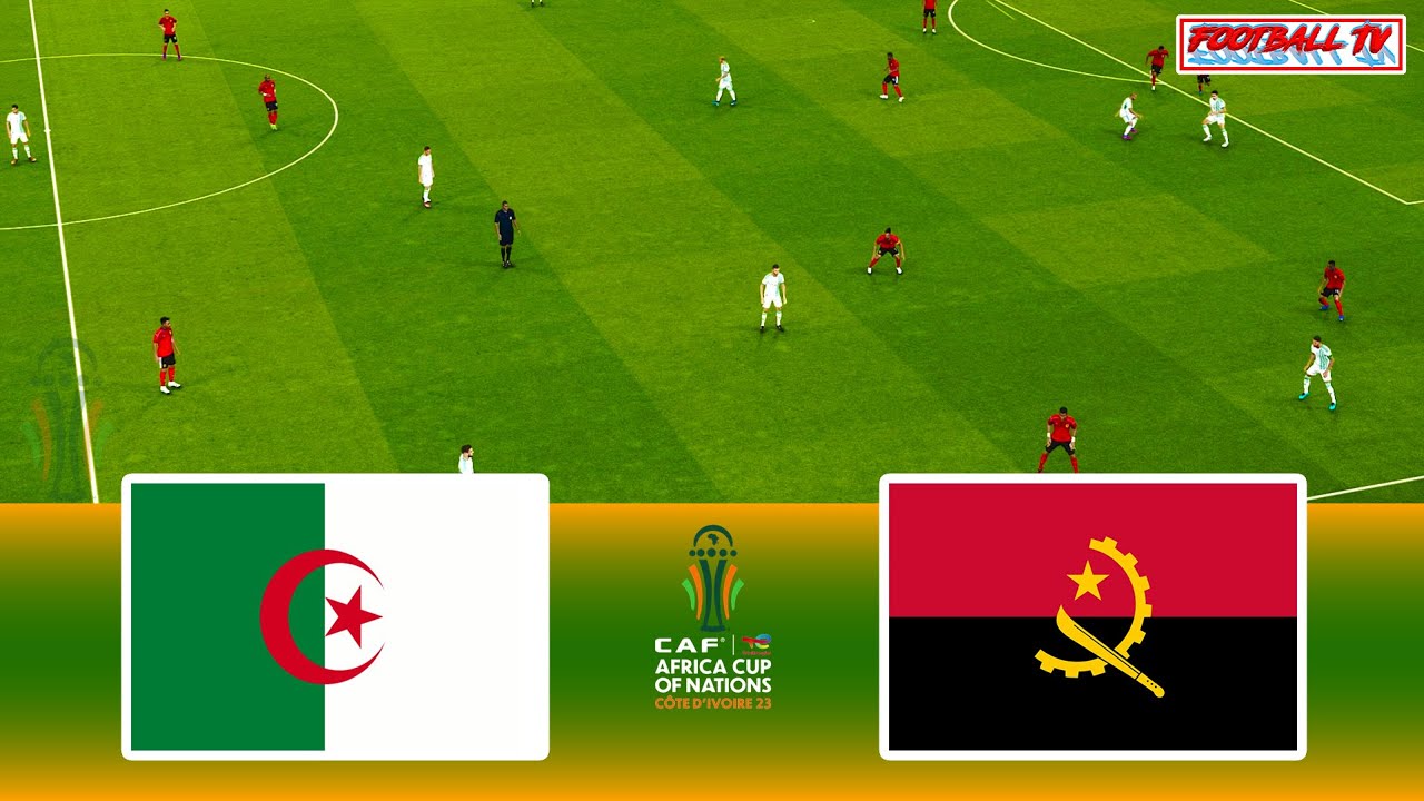 ALGERIA vs ANGOLA | AFRICA CUP OF NATIONS | PES 2021 FULL MATCH ALL ...