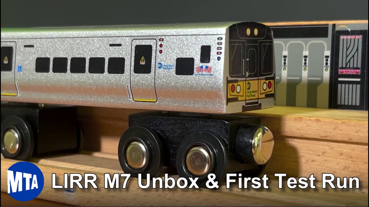 Munipals MTA M7 LIRR M7 Unbox & First Test Run @Trainman6000 - YouTube