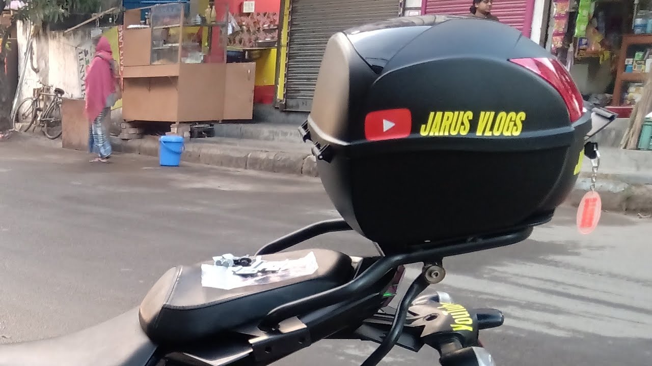 Instalation Studds top box on Fz25 || Haw to install ||Jarus Vlogs ...