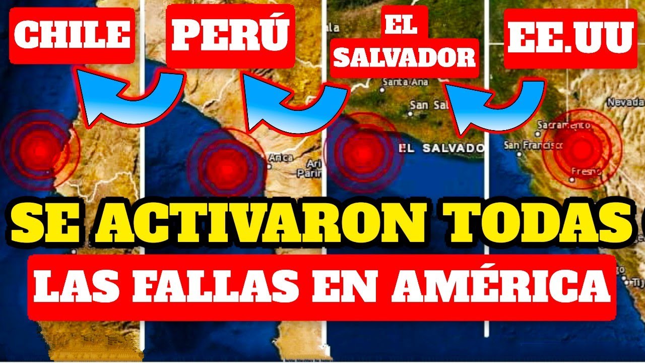 ¡Se Activaron Las Fallas De San Andrés, Motagua y Ramón Todas Juntas ...