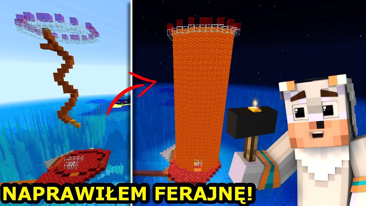 Jeż Na Ferajnie- NAPRAWIAMY CAŁA FERAJNĘ! Minecraft Tritsus & Jachimozo ...