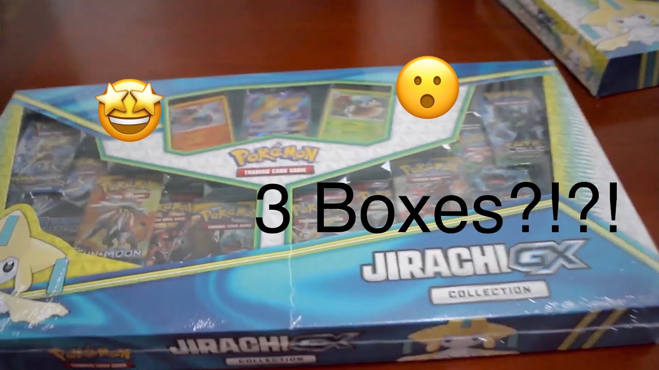 It Was So Difficult To Find These Jirachi GX Collection Boxes!! - YouTube