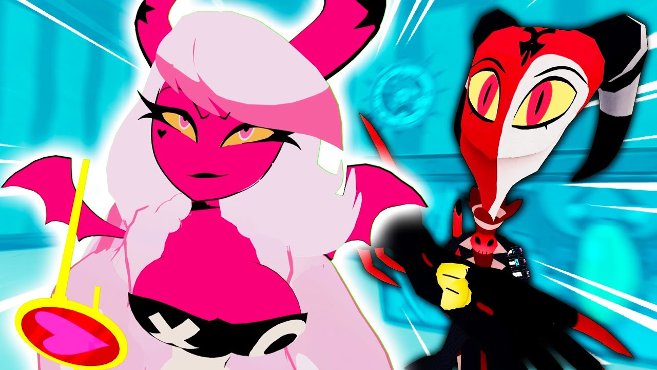 Verosika V.S Blitzo in HELLUVA BOSS VR - (VRChat Hazbin Hotel) - YouTube