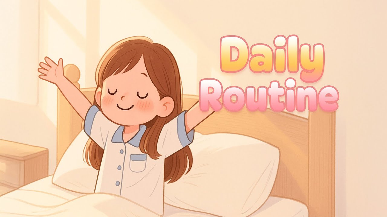Daily Routine Story in Easy English | A1–A2 Listening Practice - YouTube