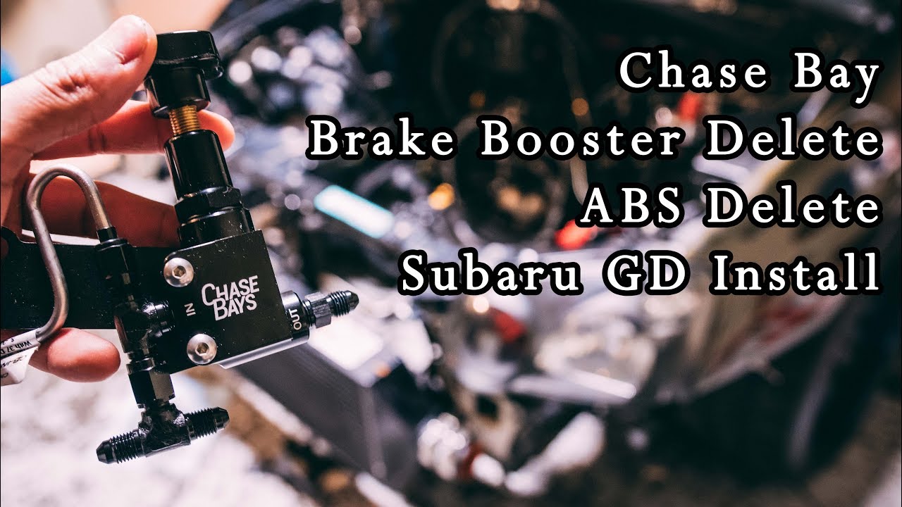 Chase Bay Brake Booster Delete/ABS Delete on Subaru GD Chassis!! - YouTube